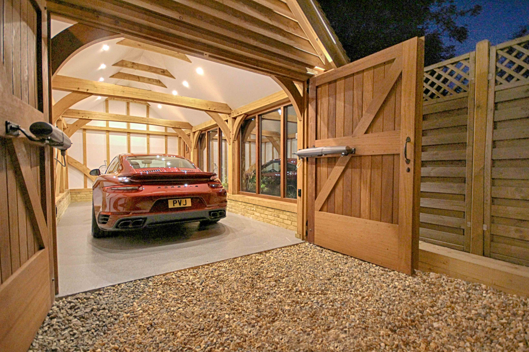 Oak Garages | Traditional Oak Garages | Gallery | Single Storey Barns
