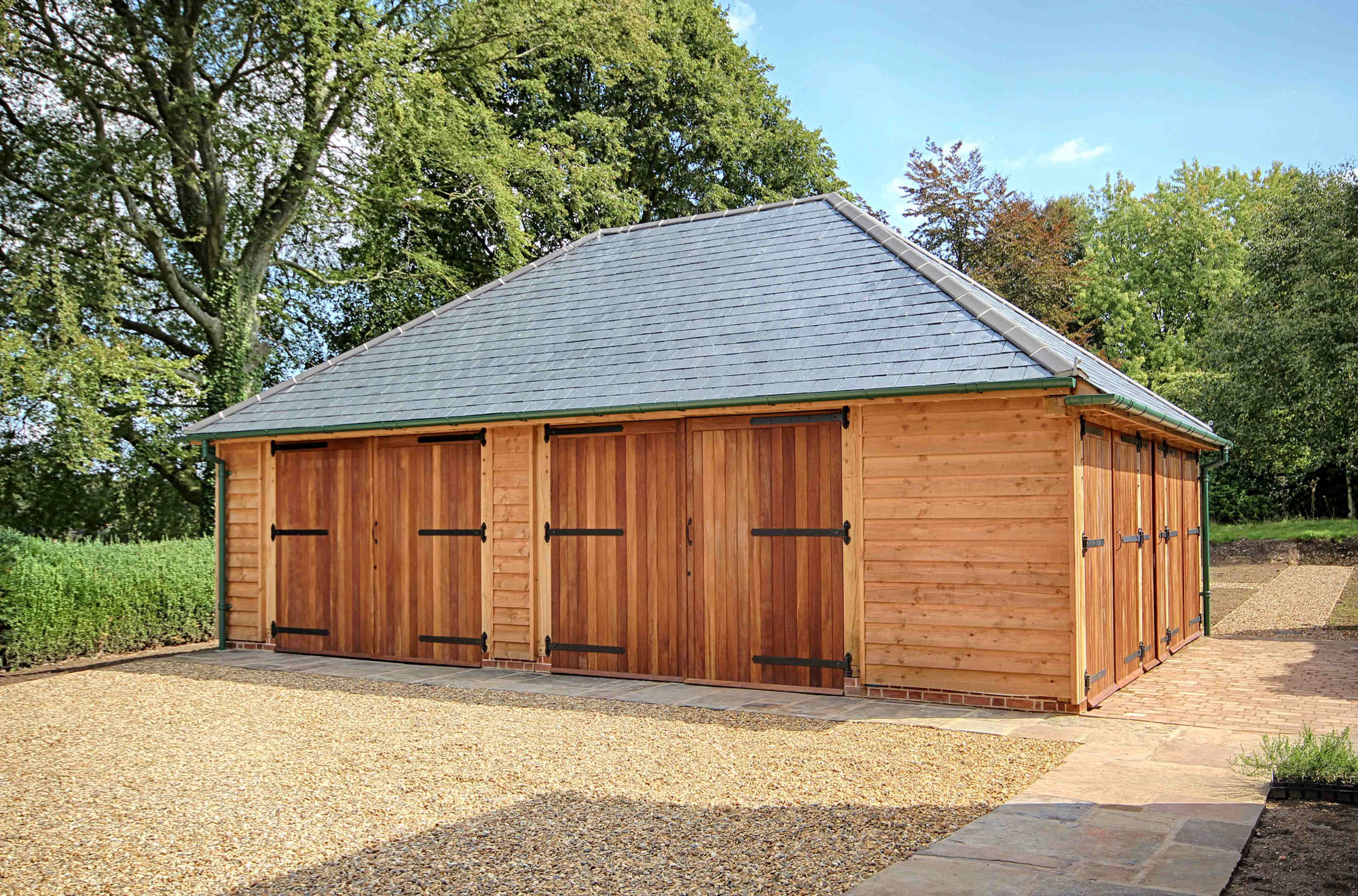 Oak Garages | Traditional Oak Garages | Gallery | Single Storey Barns