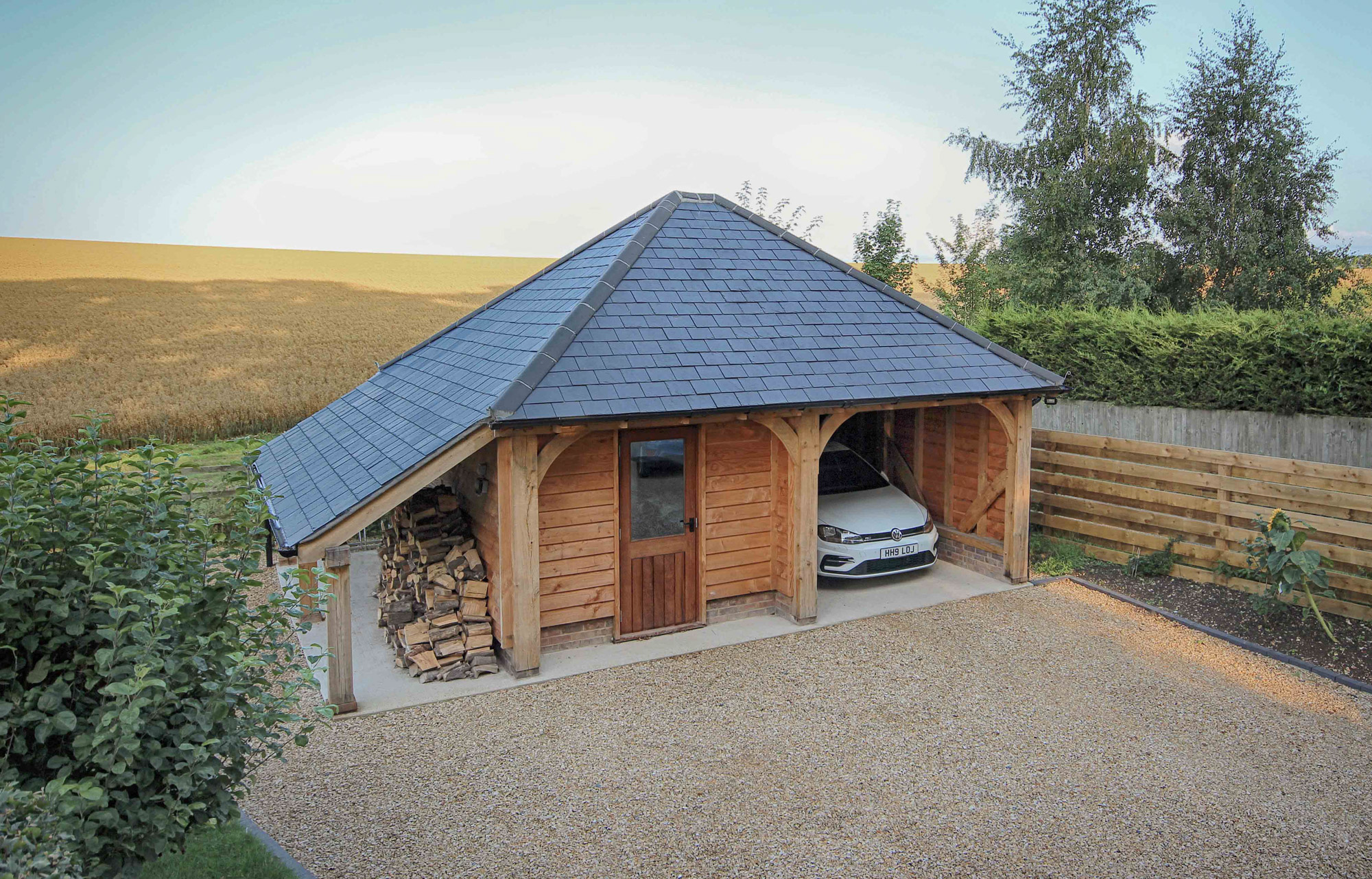 Oak Garages | Traditional Oak Garages | Gallery | Single Storey Barns