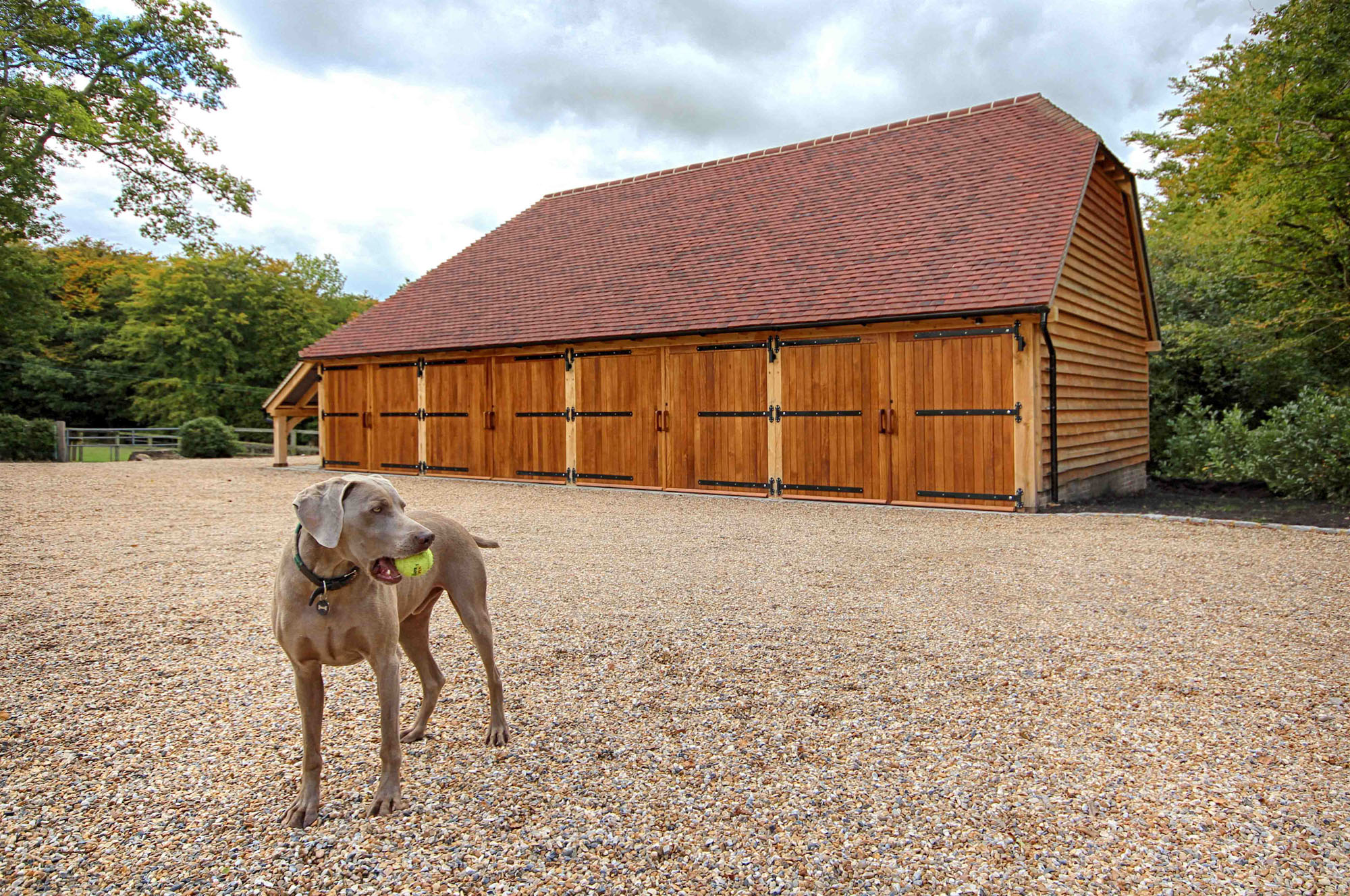 Oak Garages | Traditional Oak Garages | Gallery | Single Storey Barns